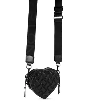 Kurt Geiger Kensington Heart Mini Quilted Leather Crossbody