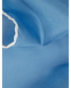 REISS Ceremony Plain Silk Pocket Square - Soft Blue