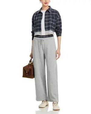 Vintage Havana French Terry Wide-leg Pants