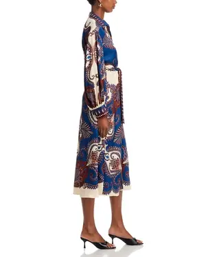 Farm Rio Scarf Midi Dress