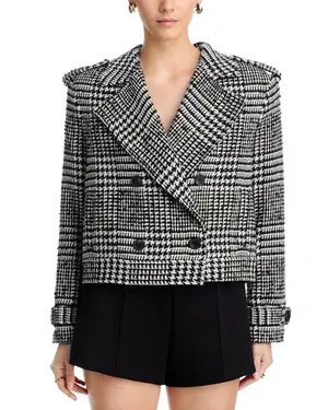 L'Agence Xoey Cropped Trench Coat