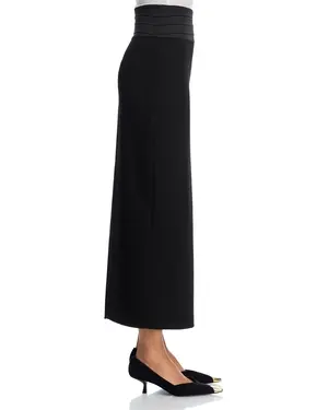 L'Agence Honesty Cummerbund Maxi Skirt