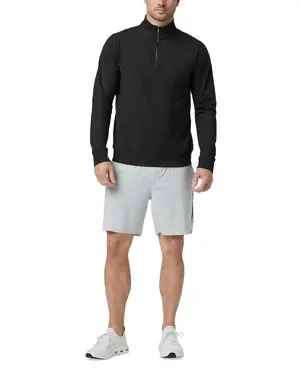 Vuori Coronado Half-zip Sweatshirt - Black