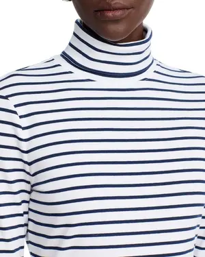 Vineyard Vines Deluxe Turtleneck Top - Baystripe