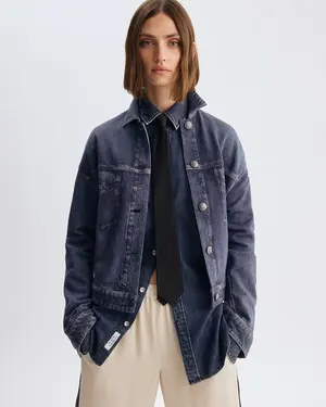 Rag & Bone Miramar Terry Trucker Jacket - Almda