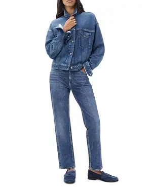 Rag & Bone Miramar Terry Trucker Jacket - Almda
