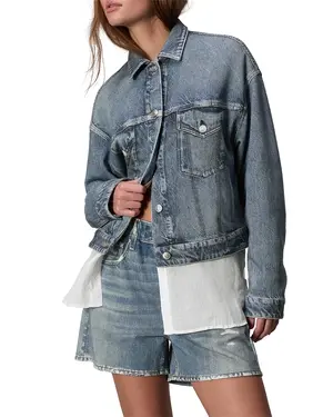 Rag & Bone Miramar Terry Trucker Jacket - Walker