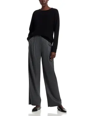 Eileen Fisher Cotton Jacquard Crewneck Sweater