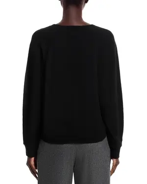 Eileen Fisher Cotton Jacquard Crewneck Sweater