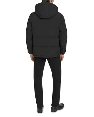 Andrew Marc Marlton Hybrid Puffer Jacket - Black