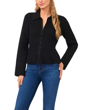 Ted Baker London Luella Zip Front Peplum Jacket
