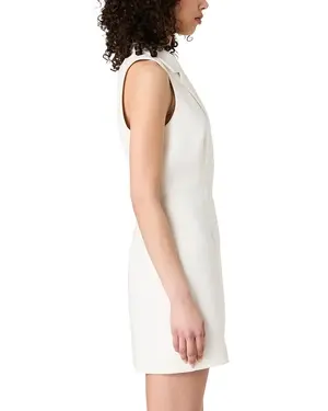 French Connection Whisper Double Breasted Dress - Winter White