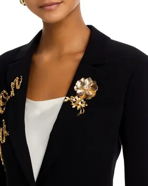 Cinq À Sept Graphic Sequined Blazer