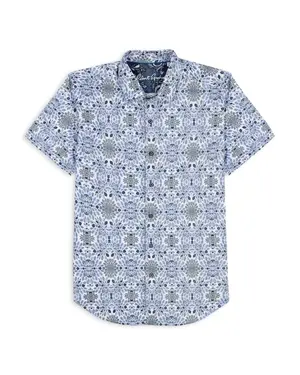 Robert Graham Amagansett Cotton Blend Button Down Shirt