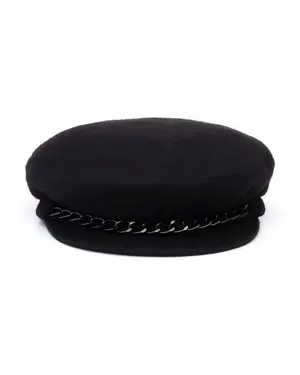 Eugenia Kim Cashmere Marine Cap - Black