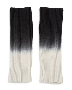 Eugenia Kim Amalia Dip Dye Fingerless Gloves - Black
