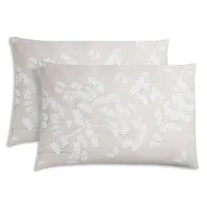Michael Aram Butterfly Gingko Standard Shams, Set Of 2 - Stone And White