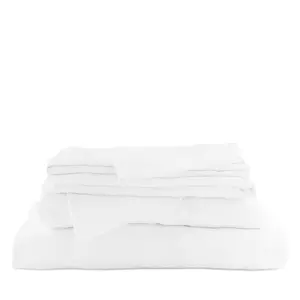 Michael Aram Long Staple Cotton Queen Sheet Set - Cloud And White