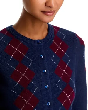 525 America Windsor Argyle Cardigan