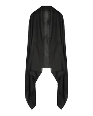 Sofia Cashmere Ultrafine Cashmere Wrap - Black
