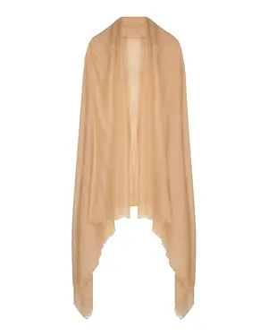 Sofia Cashmere Ultrafine Cashmere Wrap - Camel
