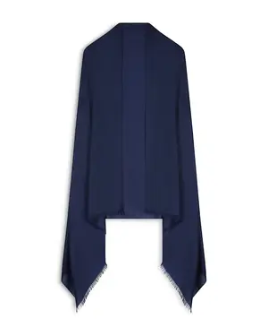 Sofia Cashmere Ultrafine Cashmere Wrap - Dark Navy