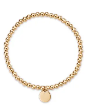 Bloomingdale'S Beaded Bracelet In 14k Yellow - Gold