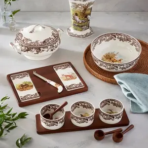 SPODE Woodland 7 Piece Condiment Set
