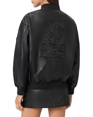 ALLSAINTS Belle Leather Bomber Jacket