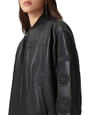 ALLSAINTS Belle Leather Bomber Jacket