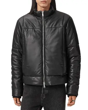 ALLSAINTS Furse Leather Puffer Jacket