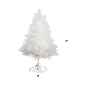 NEARLY NATURAL Artificial Pampas Grass 4' Christmas Tree