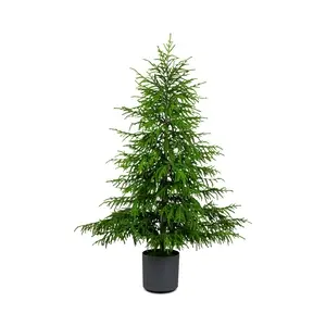 NEARLY NATURAL Artificial Real Touch Norfolk Island Pine 6' Christmas Tree With Natural Look
