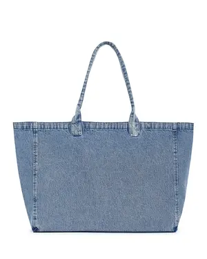 ANINE BING Leo Extra Large Denim Tote