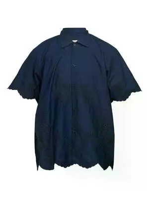 DIOMENE Scalloped Embroidered Shirt