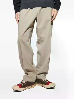 MAISON MARGIELA Drawstring-waist Trousers - Neutrals