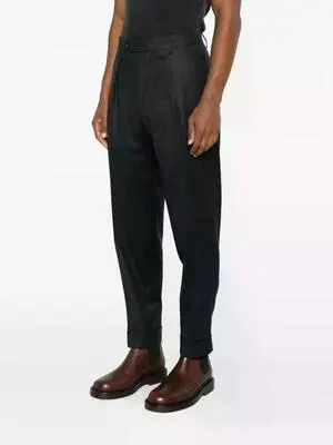 BERWICH Chiaia Pleated Trousers - Grey