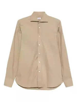 BORRIELLO NAPOLI Buttoned Cotton Shirt - Neutrals