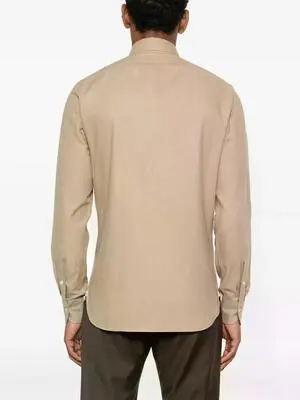 BORRIELLO NAPOLI Buttoned Cotton Shirt - Neutrals