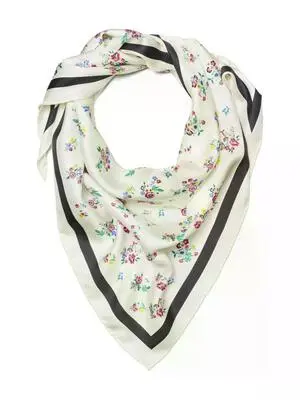 Tory Burch Floral Triangle Scarf