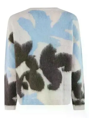 ROBERTO COLLINA Ikebana Intarsia Sweater