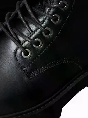Calvin Klein 50mm Lace-up Leather Boots