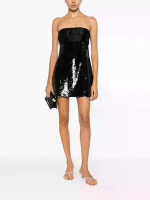 Retrofete Chentari Sequin Strapless Mini Dress