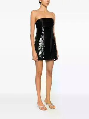 Retrofete Chentari Sequin Strapless Mini Dress