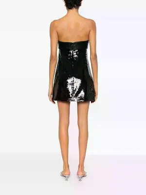 Retrofete Chentari Sequin Strapless Mini Dress