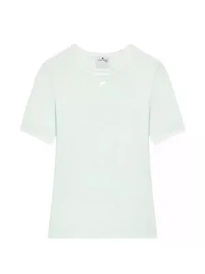 COURREGES Ringer Logo Top - Blue