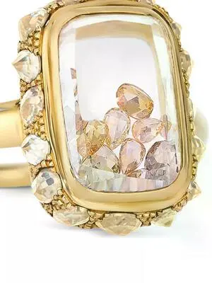 Moritz Glik 18k Yellow Antique Diamond Ring