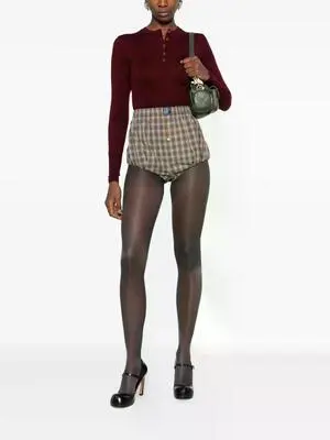 MERYLL ROGGE Plaid Check Shorts