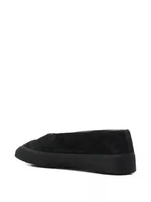 Le Monde Beryl Apres Ski Shearling Ballet Flats - Black