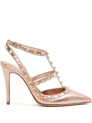 Valentino Garavani Rockstud Leather Pumps - Pink